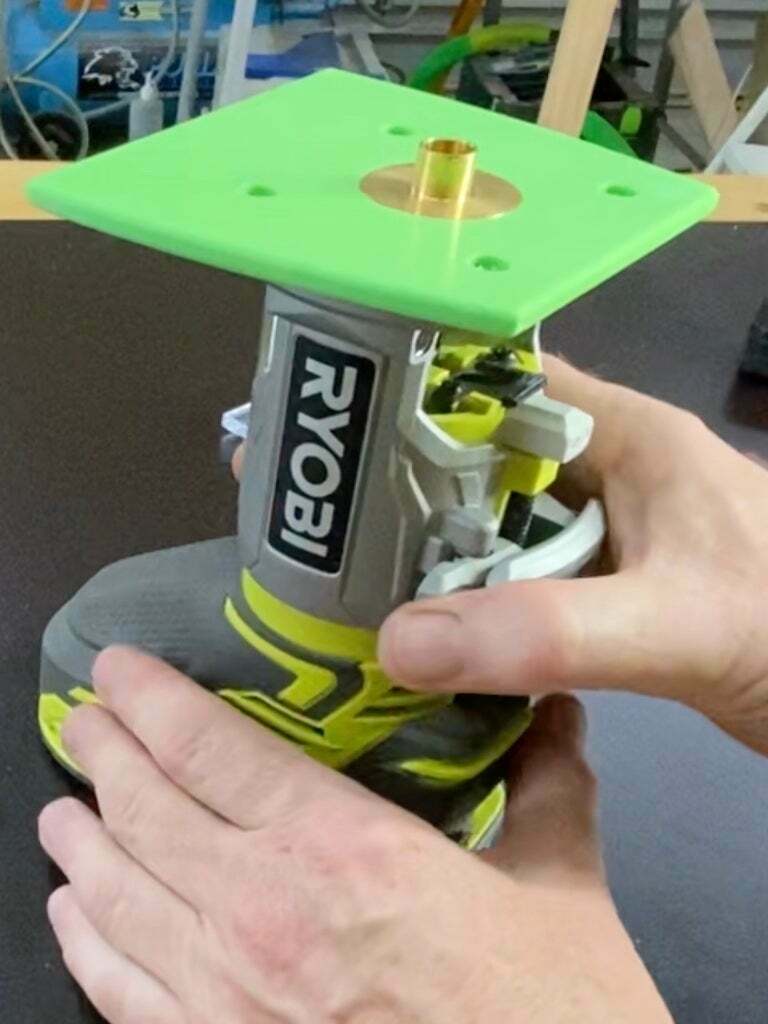 🧞‍♂️ Template following guide adaptor base for Ryobi One+ trim router ...