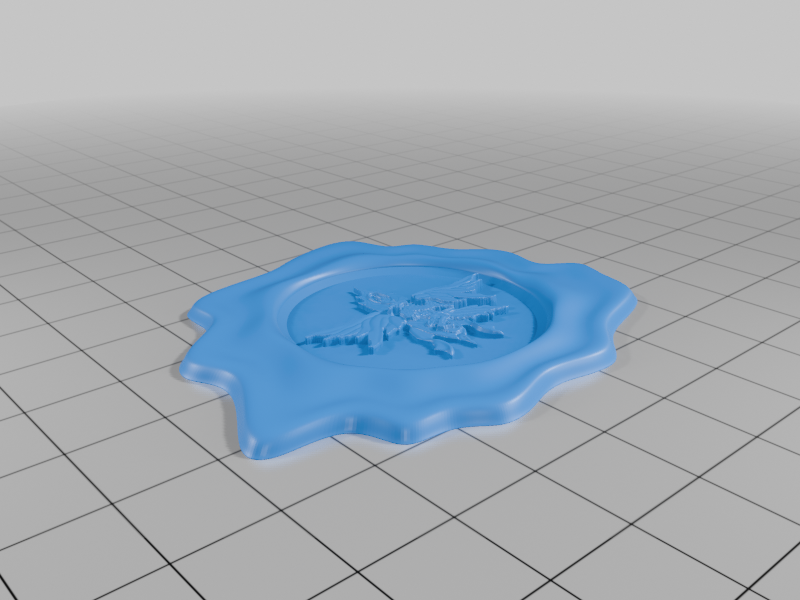 🦭 Strahd crest seal for the envelope・Free 3D File for ・Cults