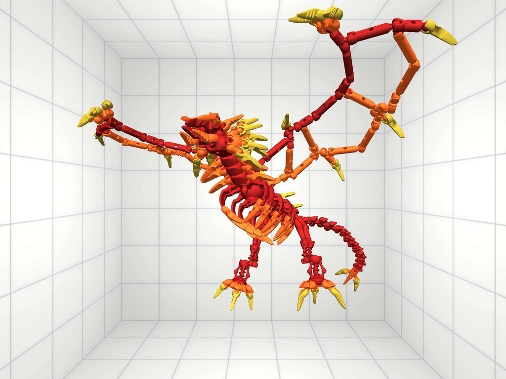 🔥 Flame Dragon・Free 3D File for ・Cults