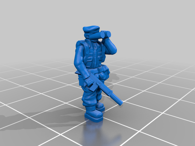 🥶 1/100 Mixed Cold War Troops with Berets・Free 3D File for ・Cults