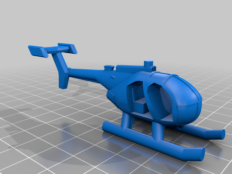 🐦 1/100 MH-6 / AH-6 'Little Bird'・Free 3D File for ・Cults