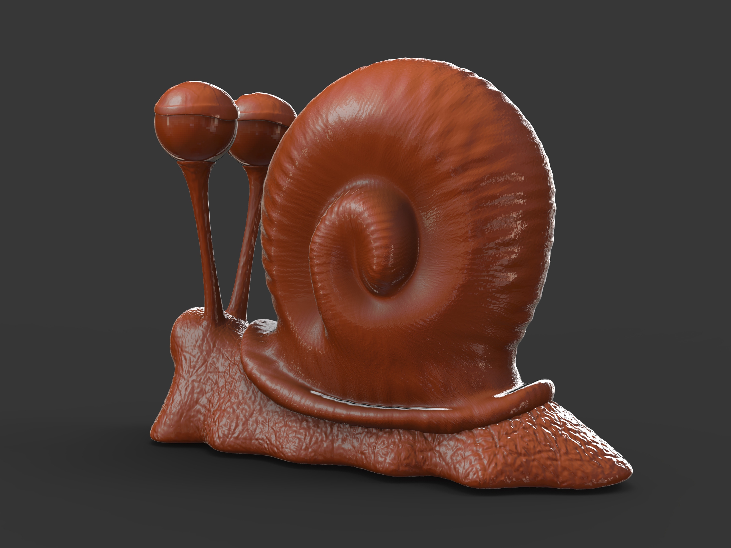 STL file snail GARY from SpongeBob SquarePants 🐌 ・3D printing template ...