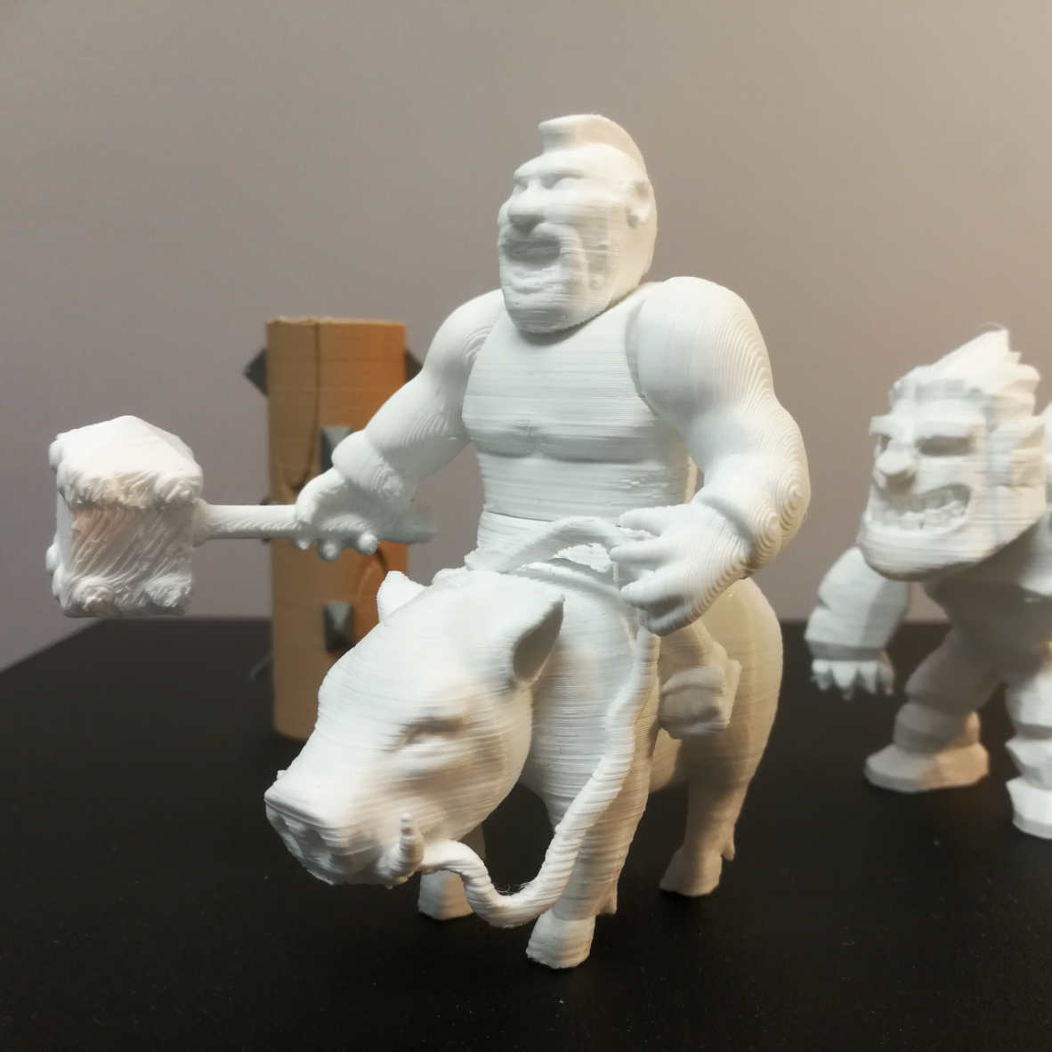3D printing Hog Rider Clash of Royale • made with Creality CR10 V3・Cults