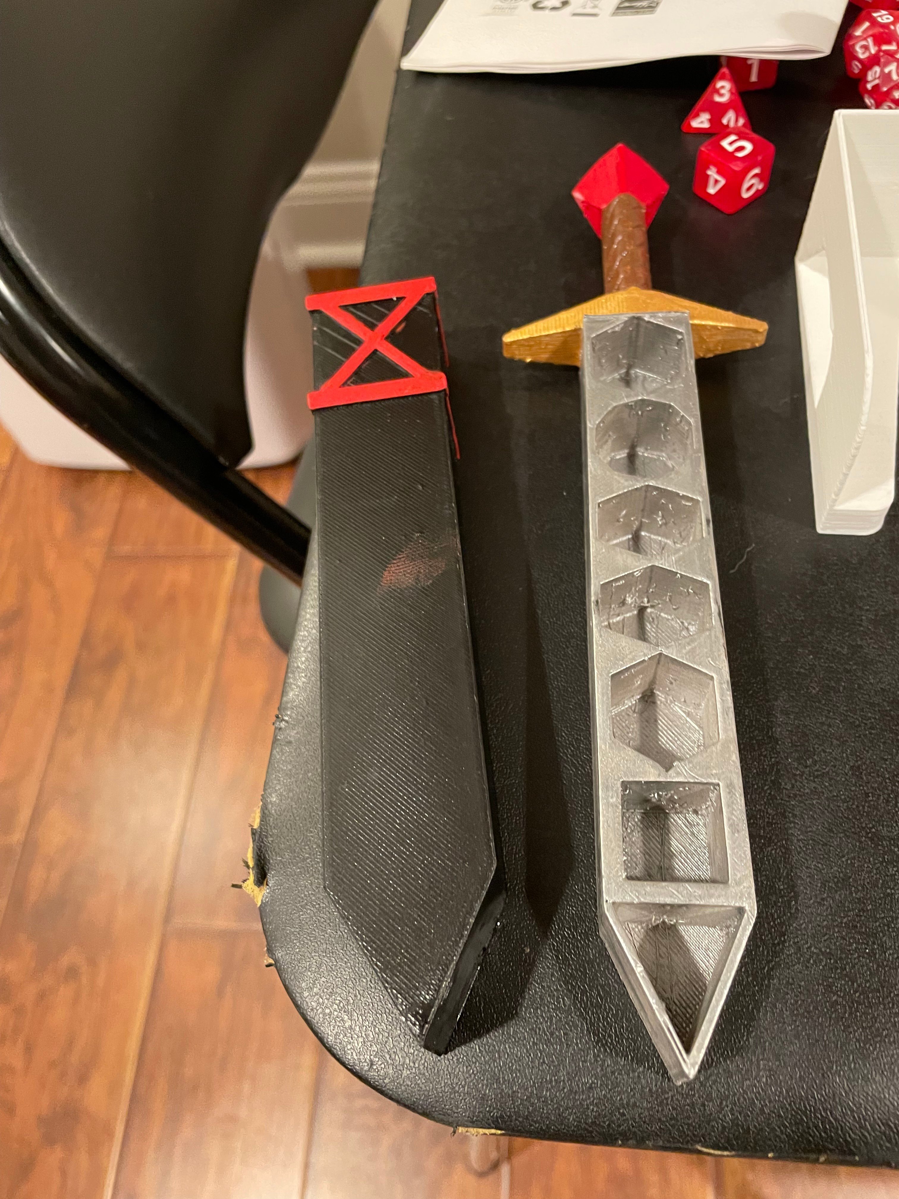 3D print The Original Dice Sword・Cults