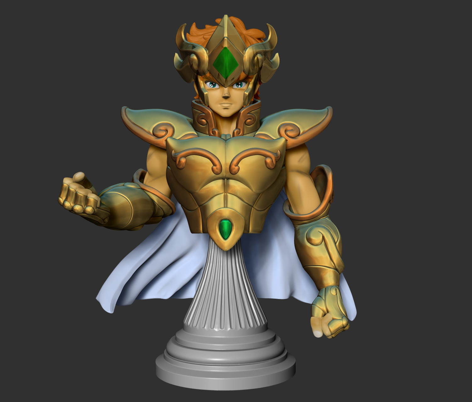 Archivo STL gratis Aioria Leo SAINT SEIYA: Caballeros del Zodiaco ♌ ...