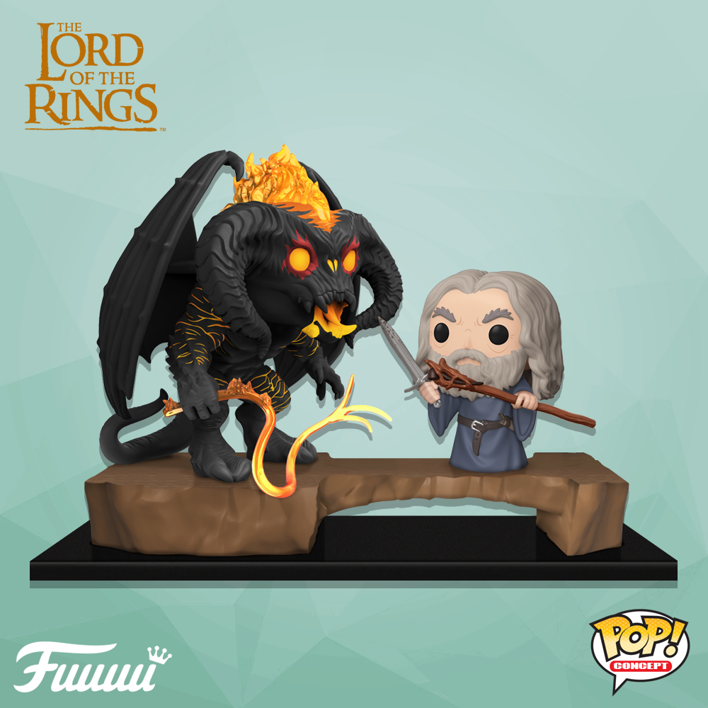🧙‍♂️ Balrog and Gandalf - Lord of the Rings Funko doll・ STL File for 3D ...