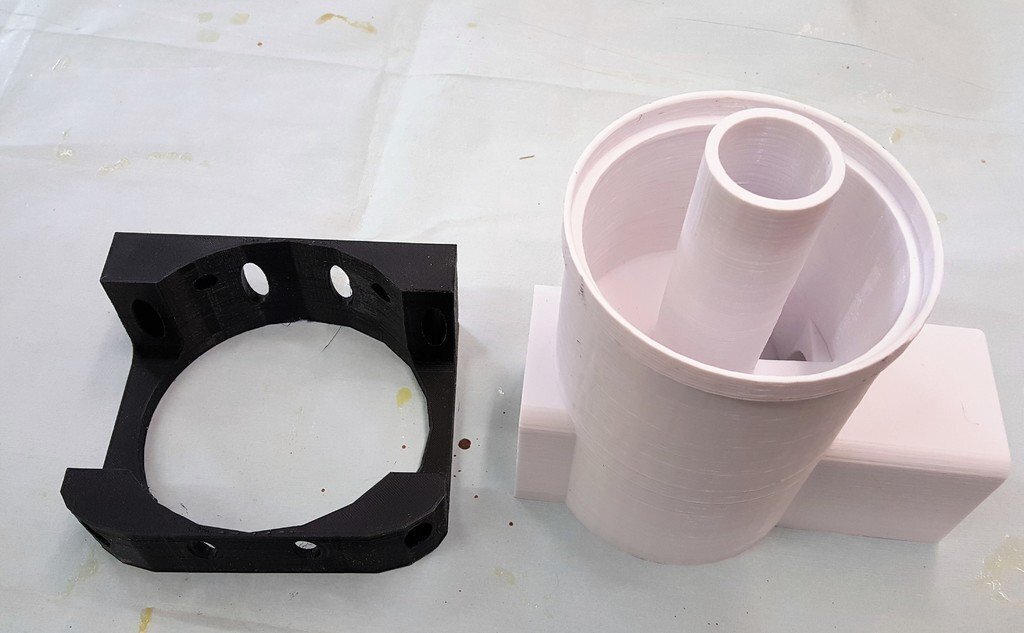 Free STL file Cyclone dust collector - low profile 🌀 ・3D printer design ...