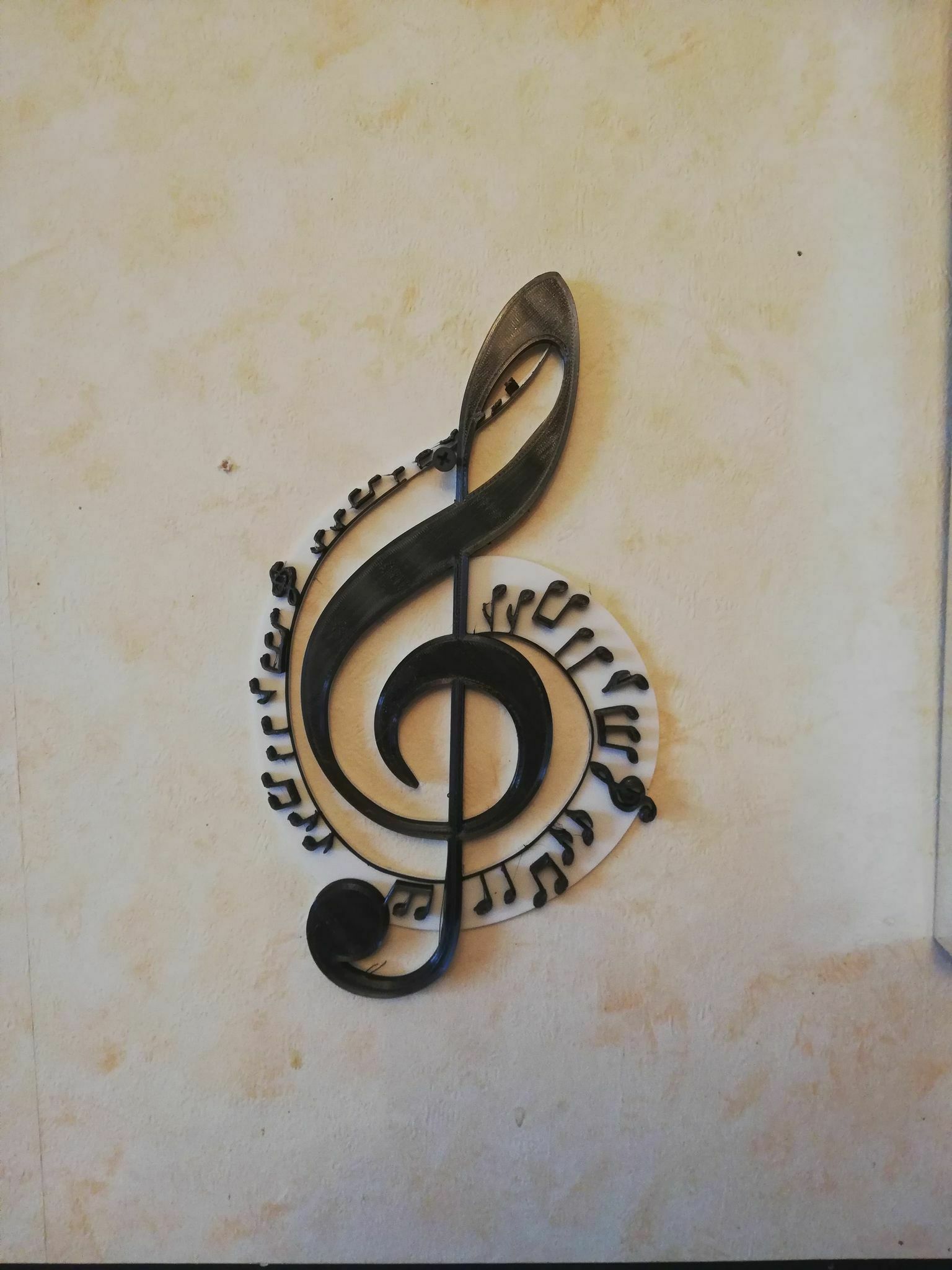 STL file treble clef 🎵 ・3D print model to download・Cults
