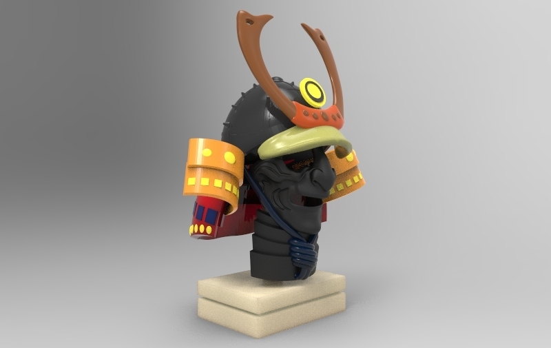 STL file samurai armor 🗡️ ・3D printer model to download・Cults