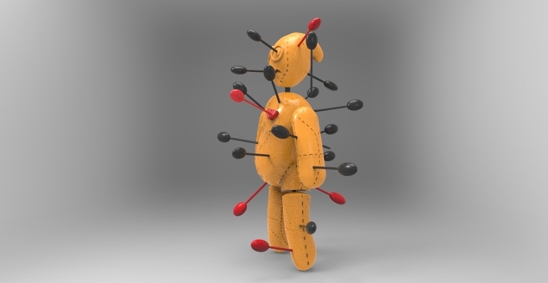 🪄 voodoo doll・ STL File for ・Cults