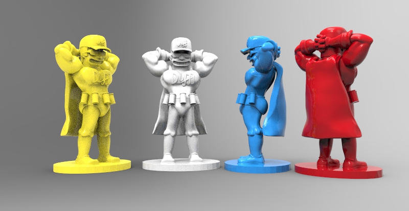 STL file duffman 👨 ・3D printer design to download・Cults