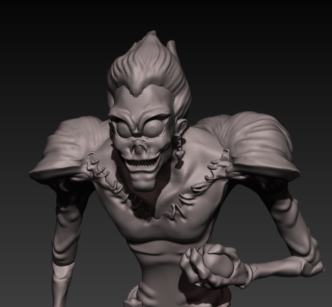 STL file Shinigami Ryuk body 🎨・3D print design to download・Cults