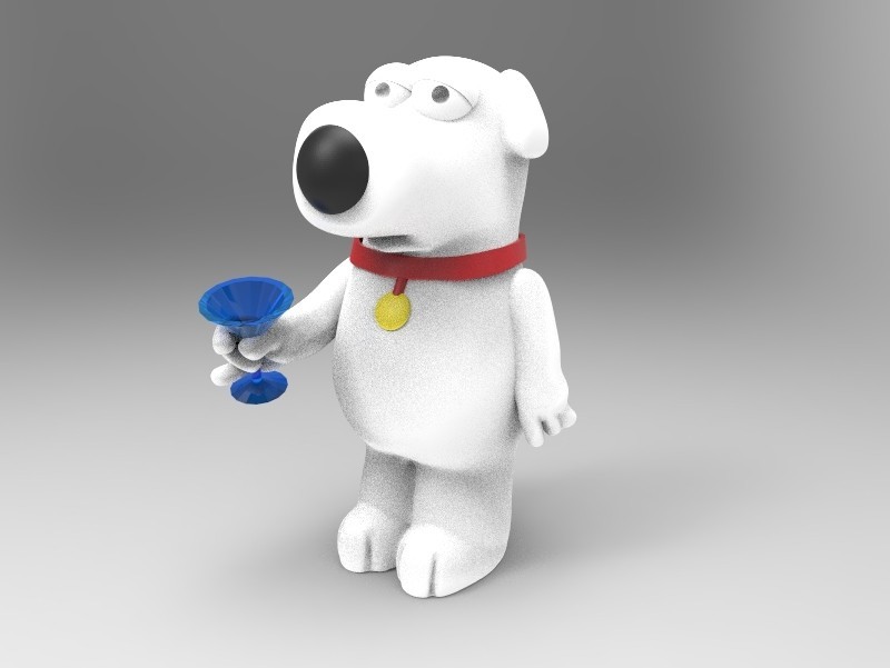 STL file brian griffin 🦅 ・3D printer design to download・Cults