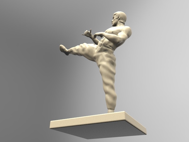 Fichier STL art martial 🎨 ・Objet pour imprimante 3D à télécharger・Cults