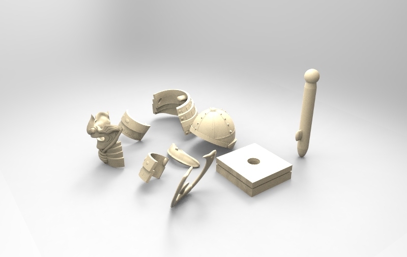 STL file samurai armor 🗡️ ・3D printer model to download・Cults