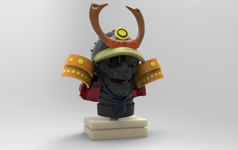 STL file samurai armor 🗡️ ・3D printer model to download・Cults