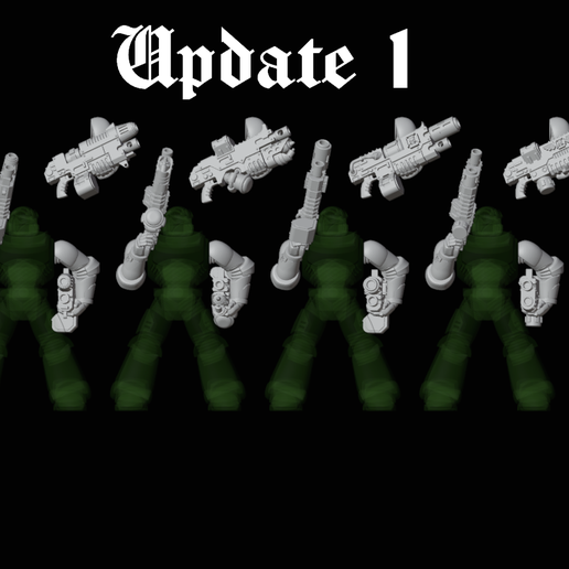 🆕 Combi-weapons for new Primary Rear Guard・ 3D File for 3D printing・Cults