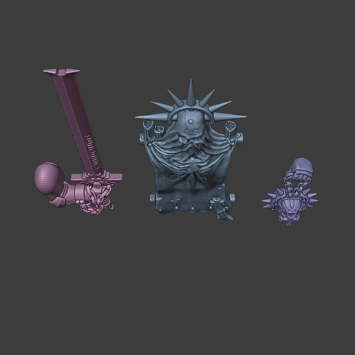 🕍 [254977] Relics of black knights of the temple・ 3D File for 3D ...