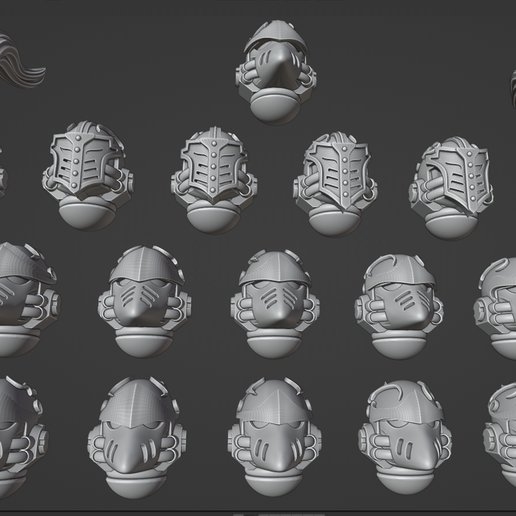 🆕 Sodomites In Ceramite Helmets for New Heresy・ 3D File for 3D printing ...