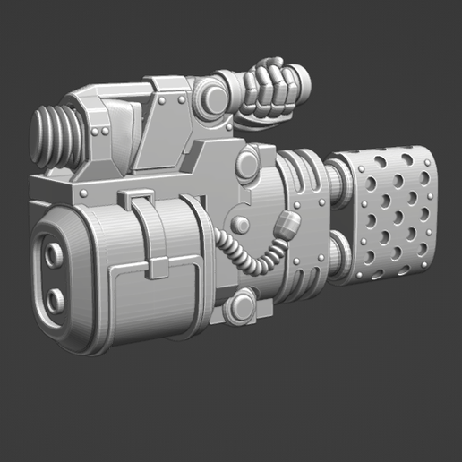 🆕 Heavy Flamer FOR NEW HERESY BOYS・ 3D File for 3D printing・Cults