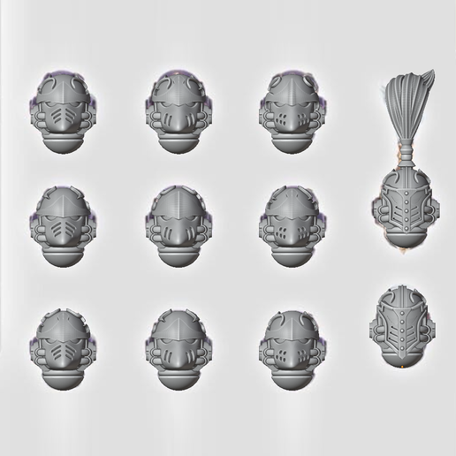 🆕 Sodomites In Ceramite Helmets for New Heresy・ 3D File for 3D printing ...