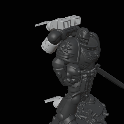 🦸 [465945] Prime Marine JUMP PACK Upgrade kit・ 3D File for 3D printing ...