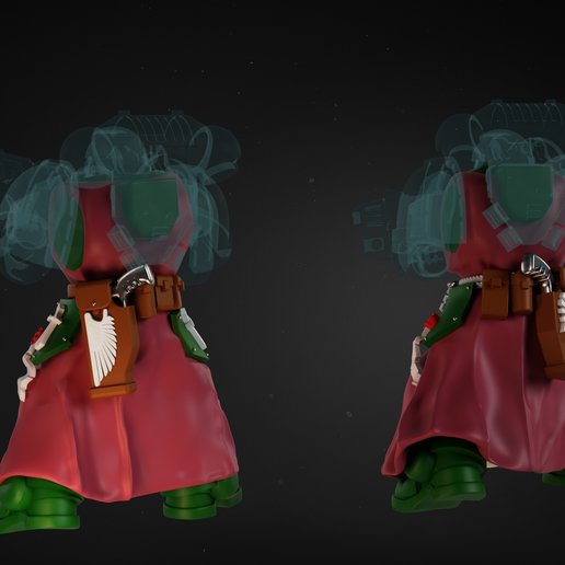 🦸 [816437] gloomy angels fancy dressed bodies・ STL File for 3D printing ...