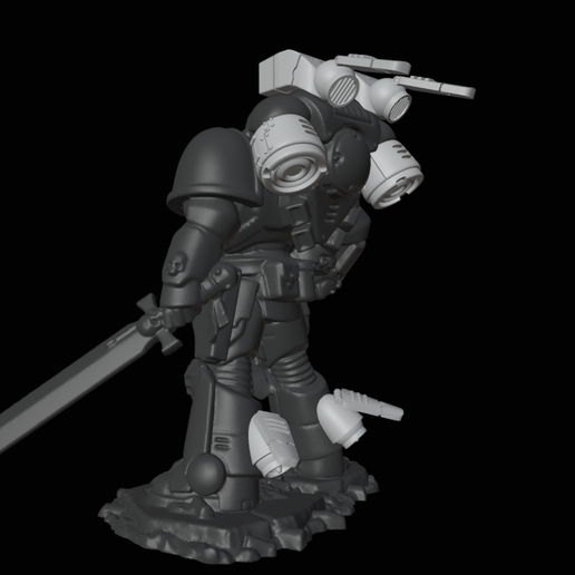 🦸 [465945] Prime Marine JUMP PACK Upgrade kit・ 3D File for 3D printing ...