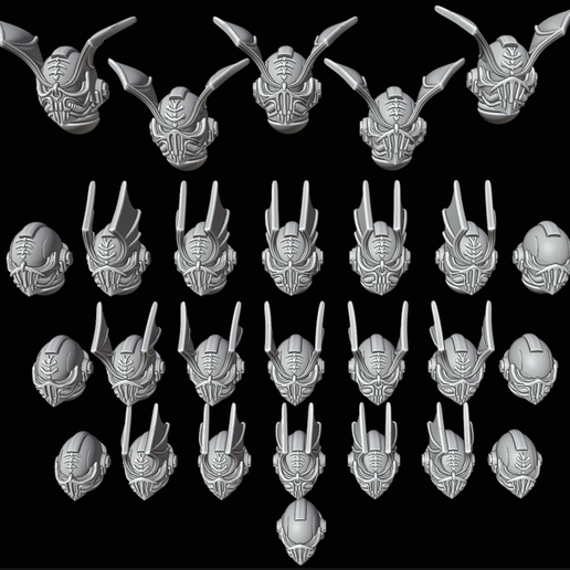 🆕 Spooky Lords Of Midnight HELMETS FOR NEW HERESY・ 3D File for 3D ...