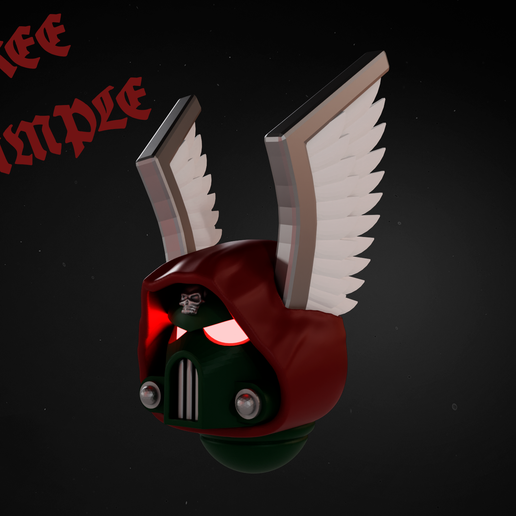 🪖 [763322] Fancy hooded helmet FREE SAMPLE (with wings)・Free 3D File ...