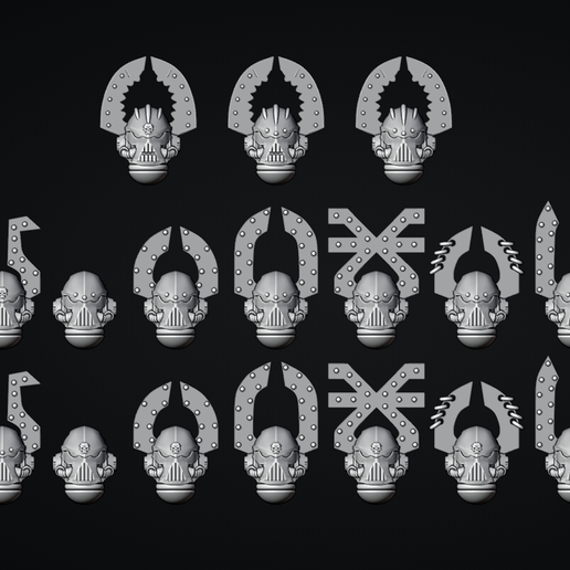 🔥 [821174] Kill Maim Burn helmets FOR NEW HERESY・ 3D File for 3D ...