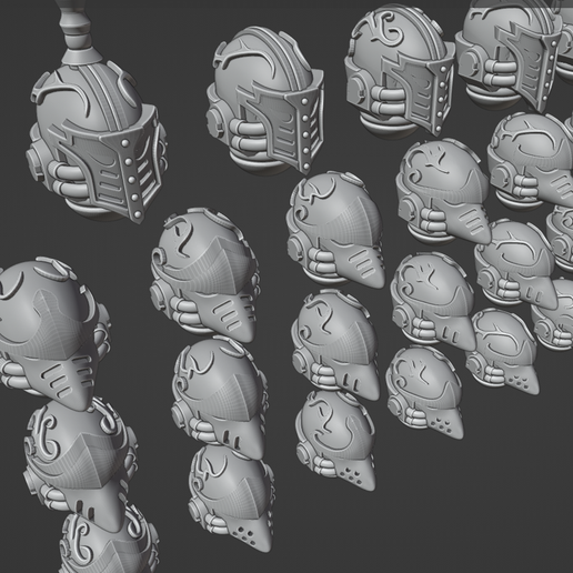 🆕 Sodomites In Ceramite Helmets for New Heresy・ 3D File for 3D printing ...