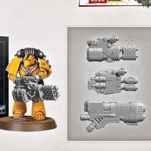 🔫 [522933] SECOND HEAVY WEAPON SET FOR NEW HERESY BOYS・ 3D File for 3D ...