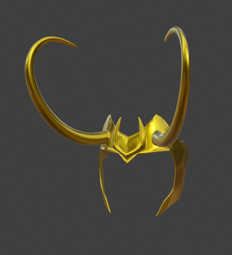🤘 Loki Horns・ 3D File for ・Cults