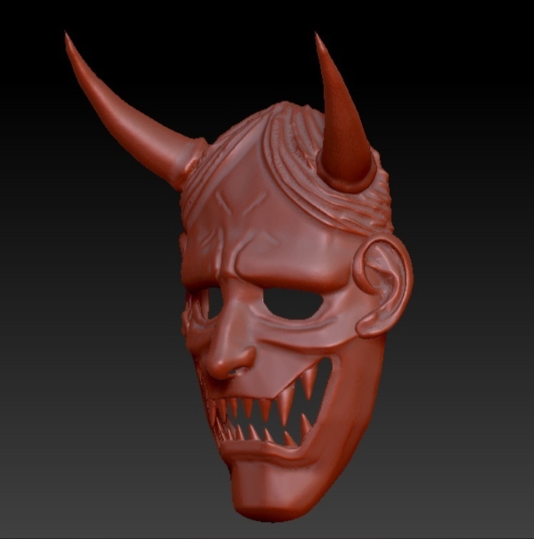 👾 Shinigami Mask (Naruto)・ 3D File for ・Cults