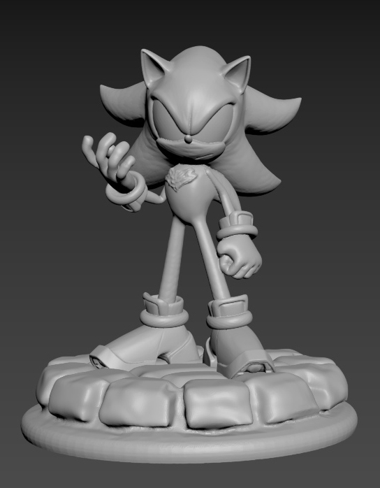 Archivo 3D Sombra ( SONIC ) 🎲・Idea de impresión 3D para descargar・Cults