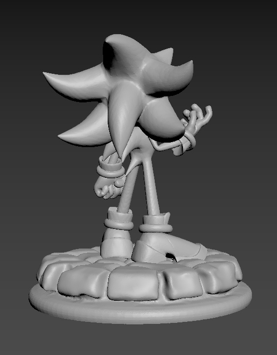 3D file Shadow ( SONIC ) 🦔 ・3D printer model to download・Cults