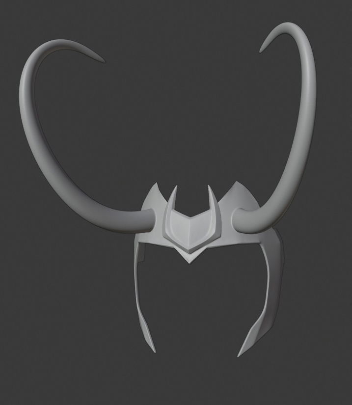 🤘 Loki Horns・ 3D File for ・Cults