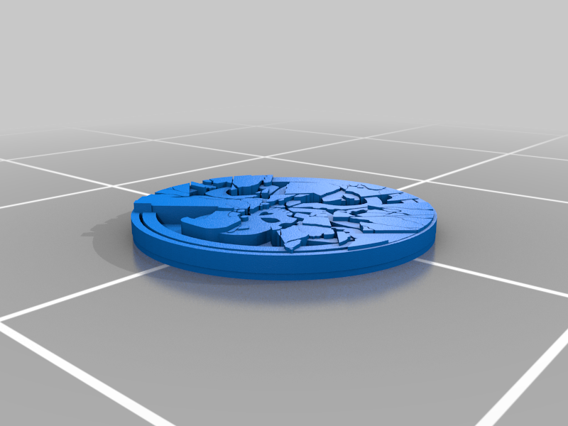Бесплатный STL файл Hydra Shield Logo 🛡️ ・3D-печатный объект для ...