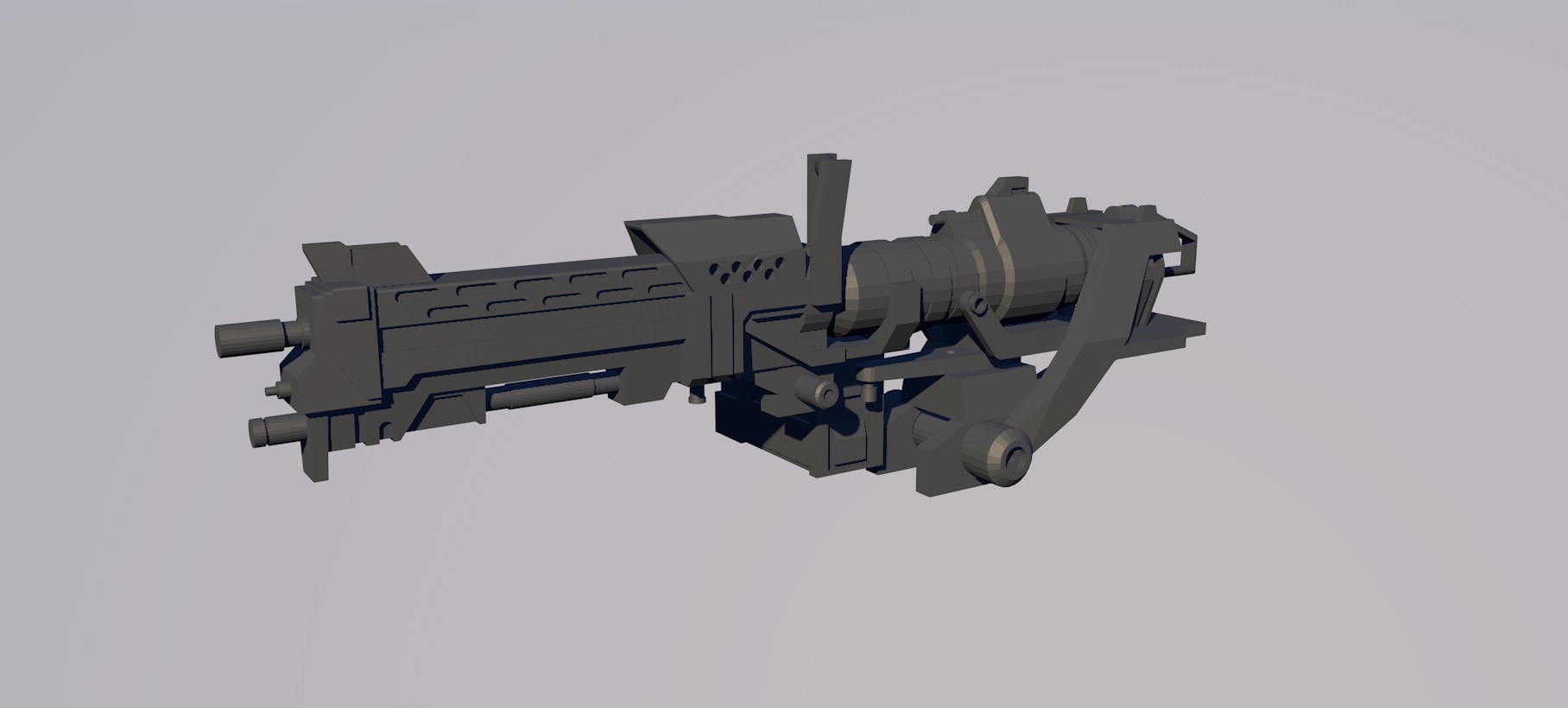 Free OBJ file jorge machine gun 🔫 ・3D printable model to download・Cults
