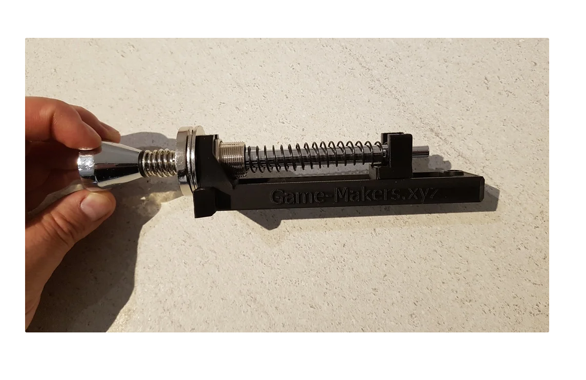 Fichier STL gratuit Pinball Plunger (Low profile) 🪠 ・Design pour ...