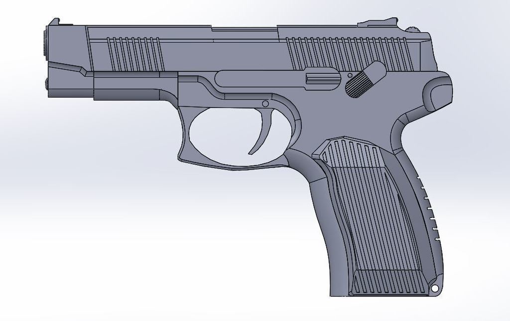 Free STL file MP-443 Grach (Soviet pistol) 🔫 ・3D print model to ...