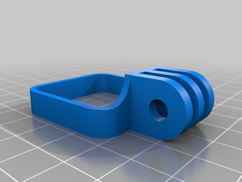 Free STL file My Customizererd Simple GoPro Mount Customizer (Modular ...
