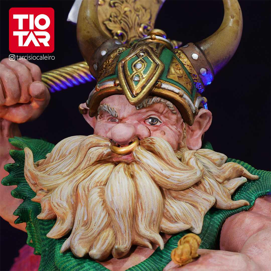 STL file Golden Axe Fanart - Gilius Thunderhead on Chickenleg 🪓 ・3D ...