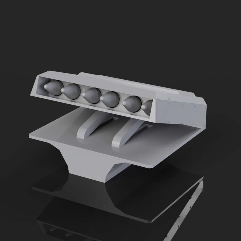 🎲 MLRS module for Ajax or Boxer・ STL File for ・Cults