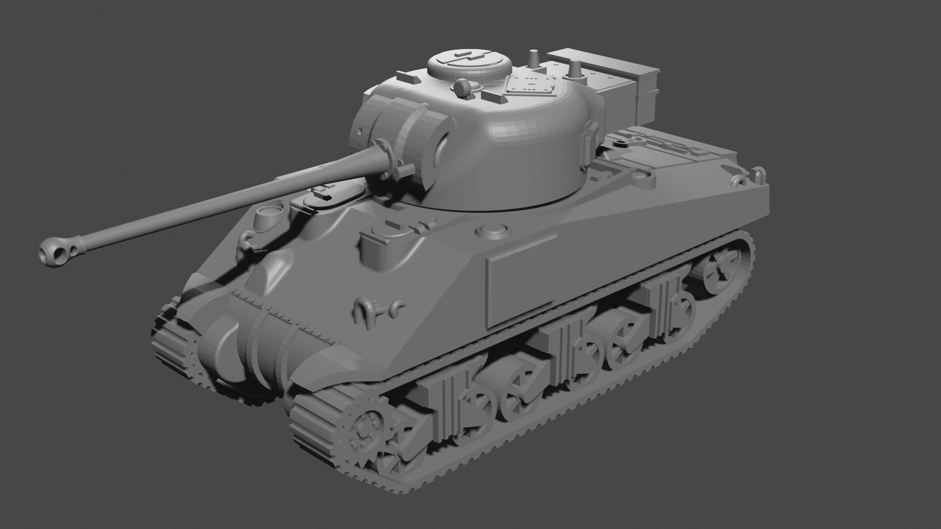 🎲 Sherman V and Vc scaled to match PSC・Free STL File for ・Cults