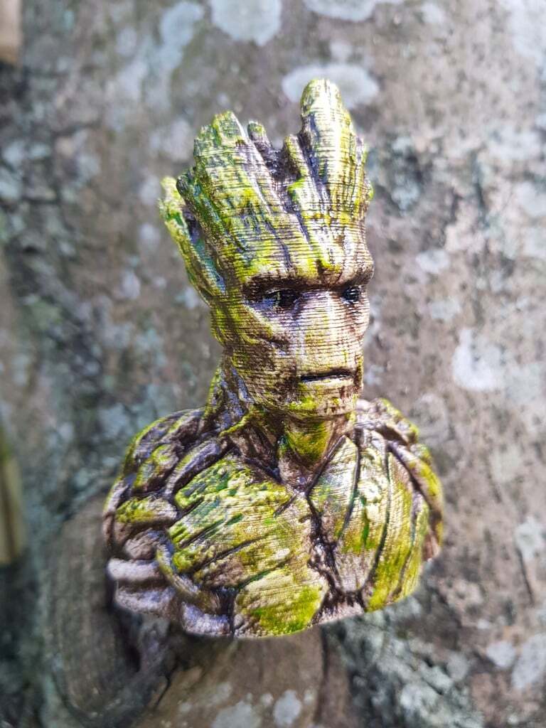 3D printing Groot Bust Sculpture・Cults