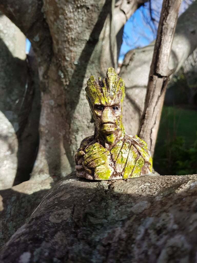 3D printing Groot Bust Sculpture・Cults