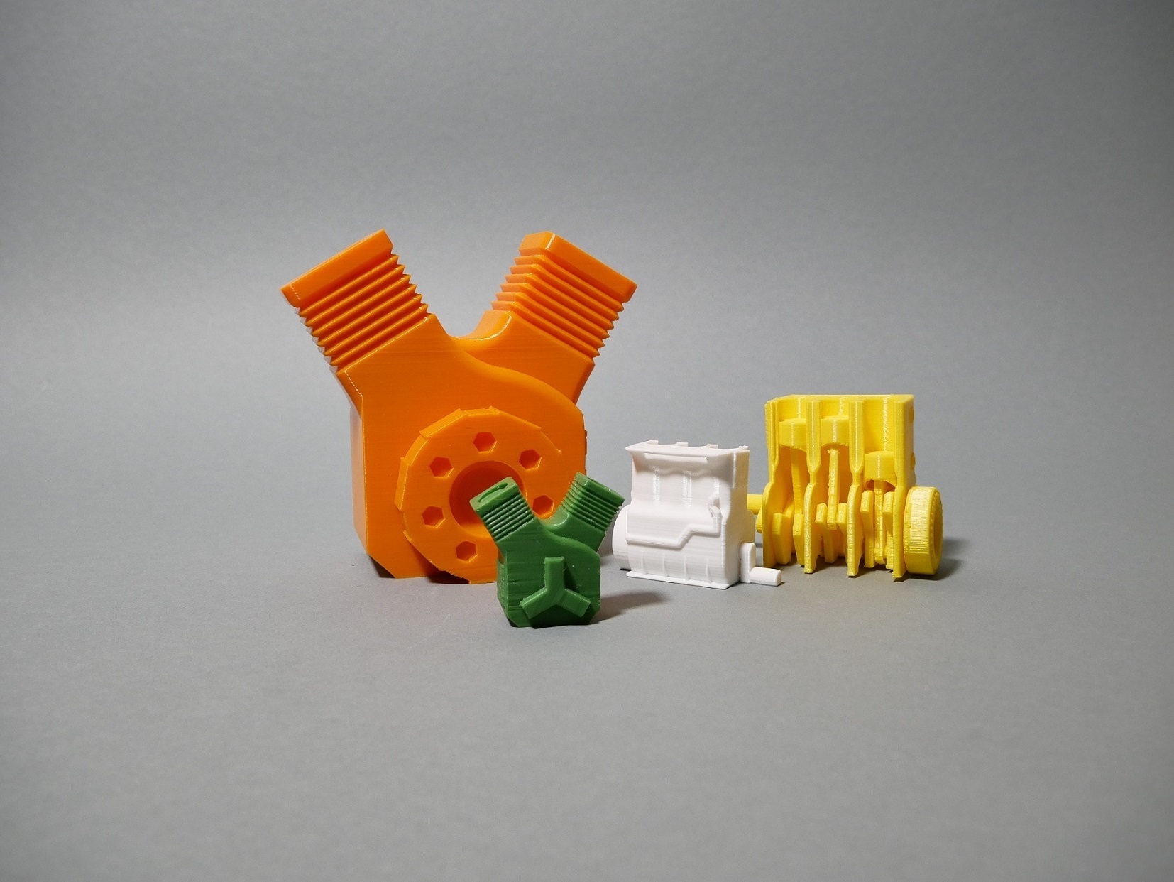 📱 Print in Place V-Twin Engine!・Free STL File for ・Cults