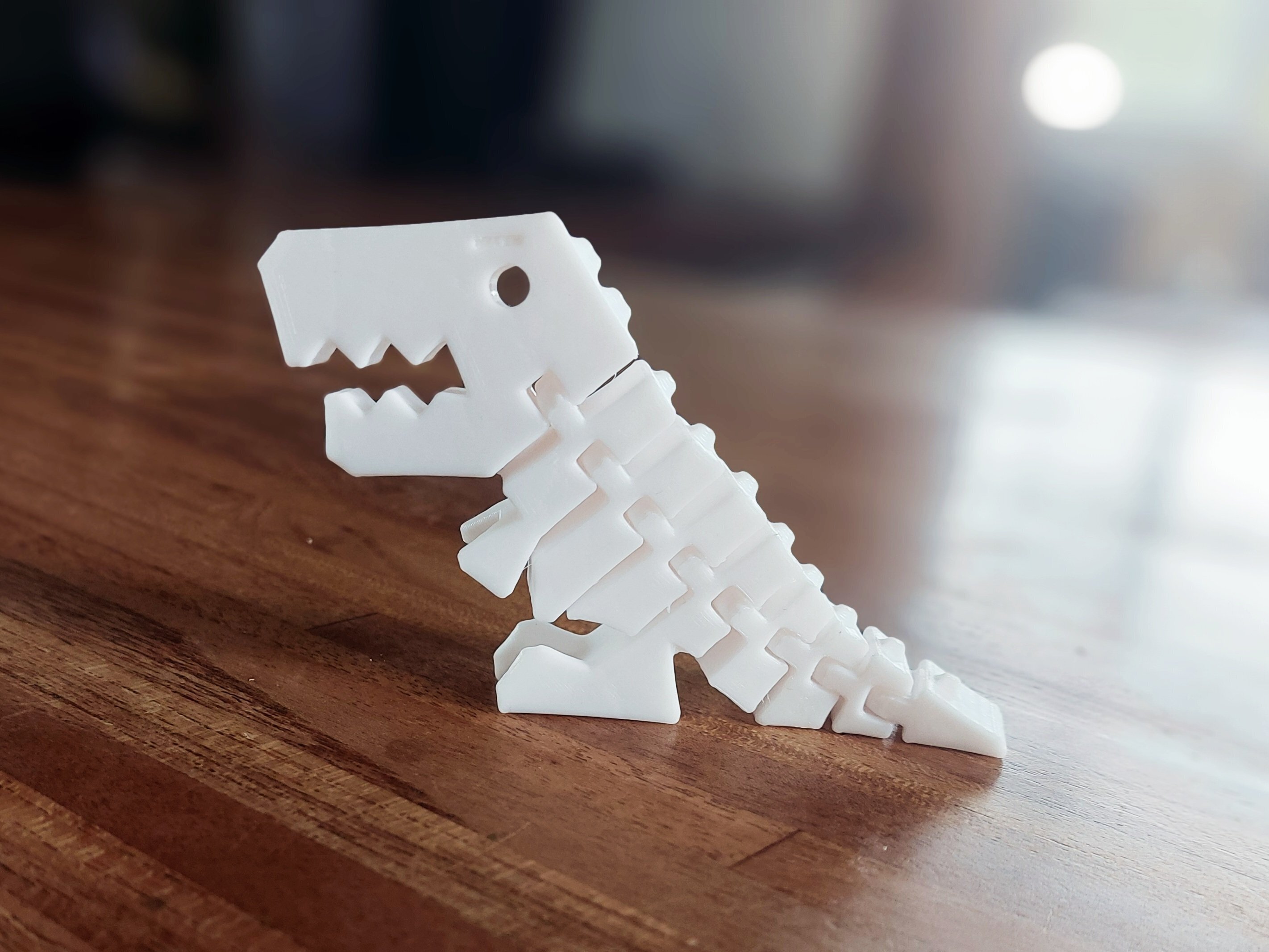 3D printing Flexi Rex with stronger links・Cults